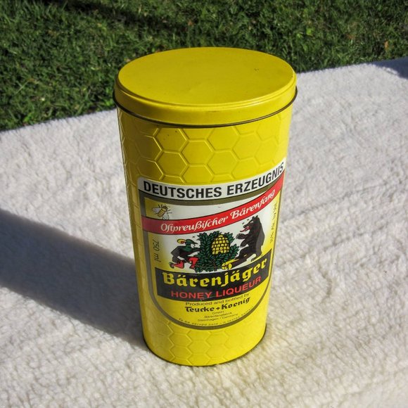 Accents | Deutsches Erzeugnis Barenjager Honey Drinkmetal Tin | Poshmark